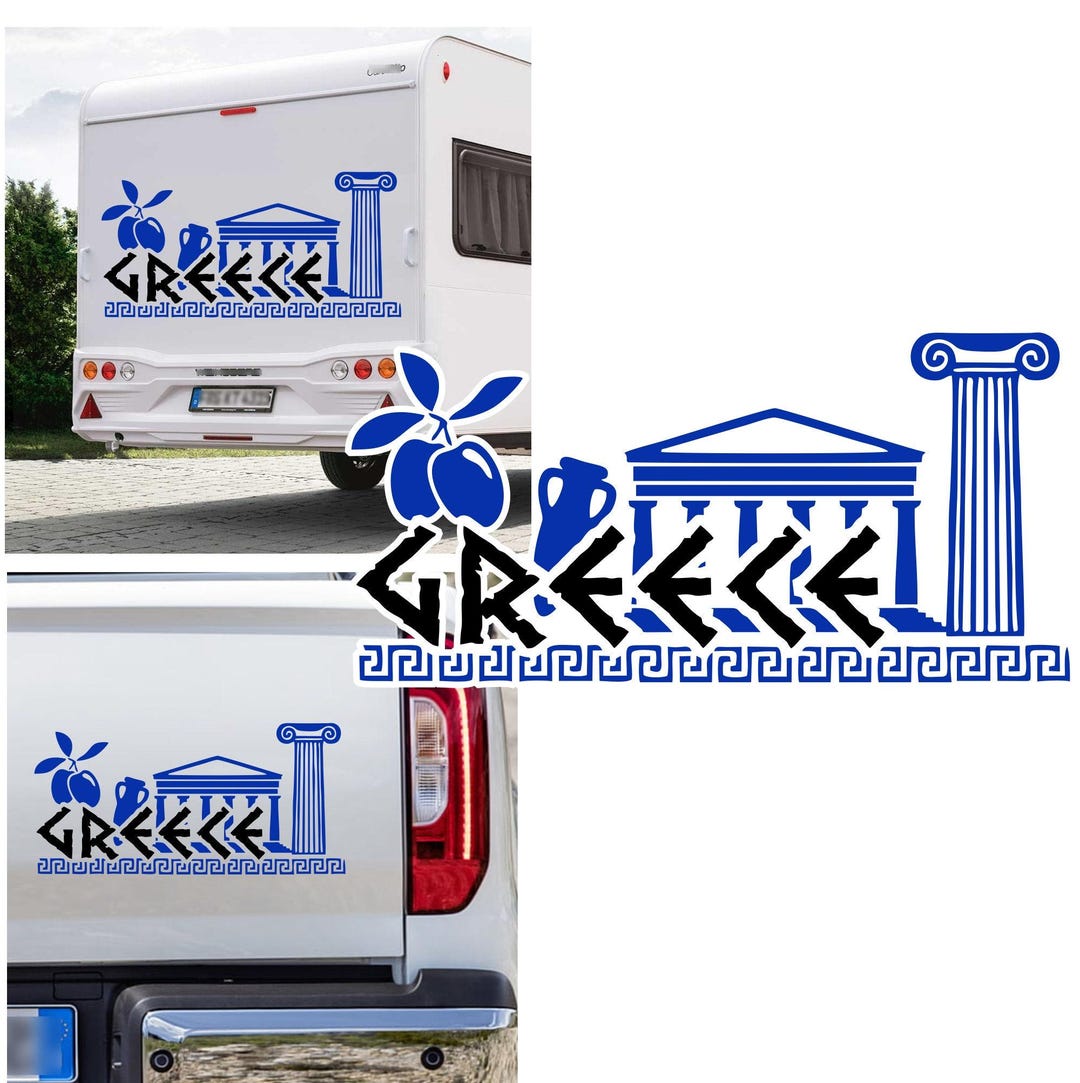 Greece Greece Sticker Many Sizes & Colors Car Sticker Athens Olive ...