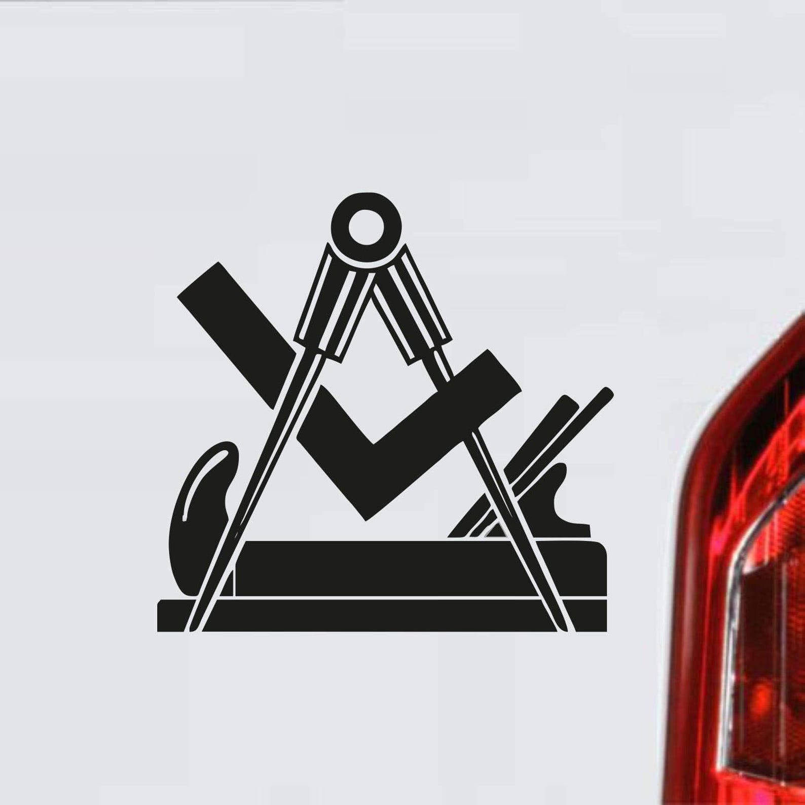 Schreiner Zunftzeichen Wappen Symbol Handwerk Aufkleber,Autoaufkleber ...