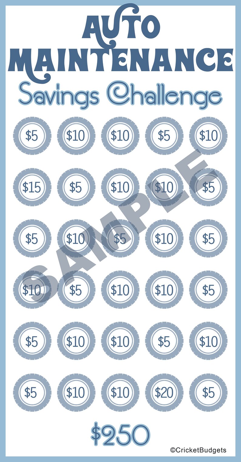 A6 250 Dollar | Auto Maintenance | Envelopes Challenge | INSTANT ...
