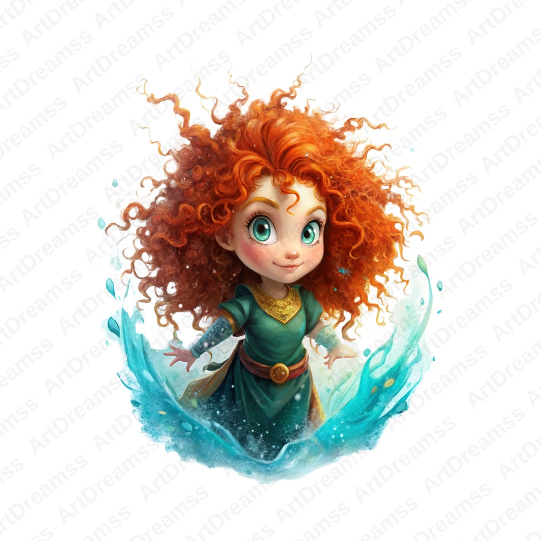 Princess Merida Clipart, Merida PNG, Merida Brave, Cute Merida, High ...