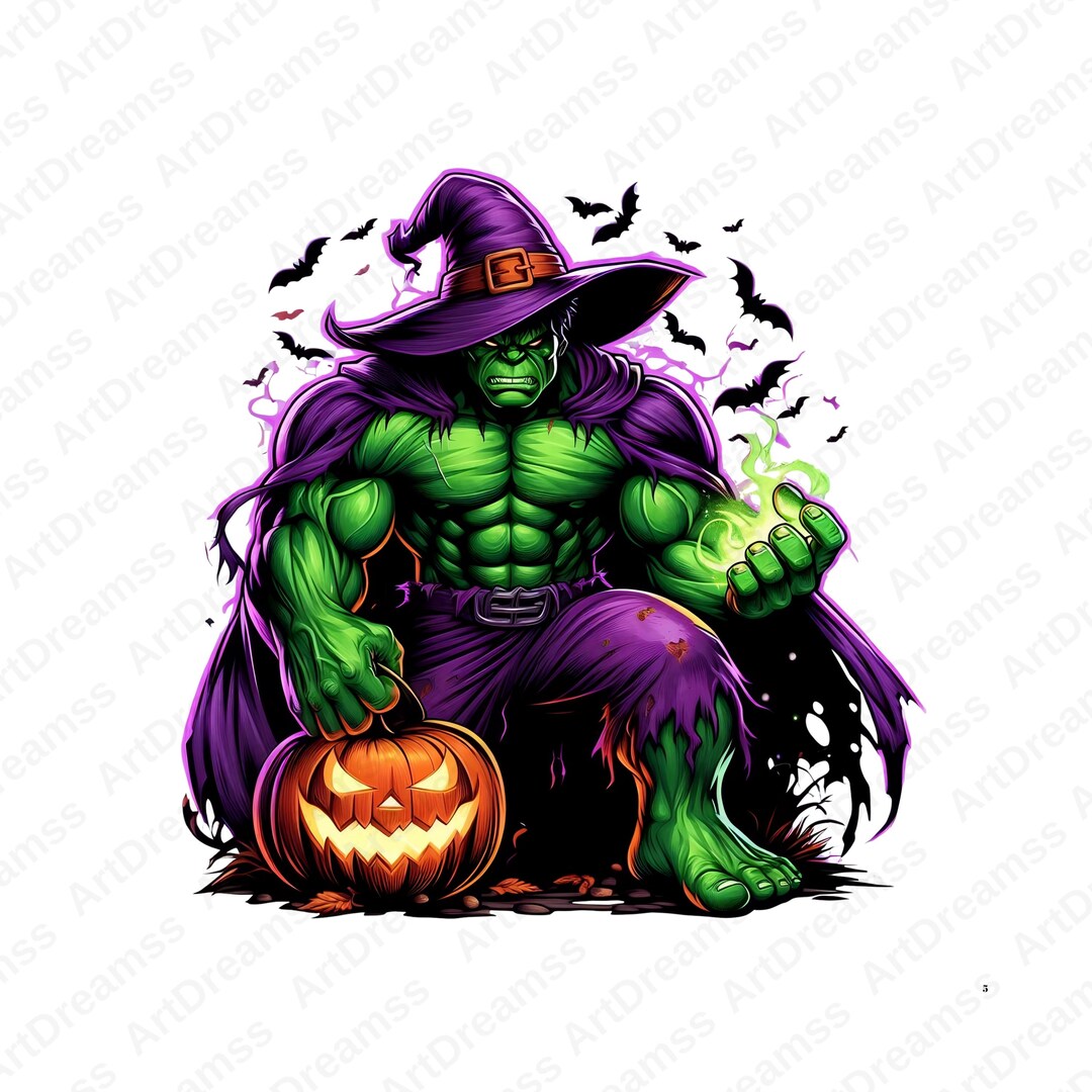Hulk Cipart, Hulk PNG, Superhéroe, Hulk Halloween, Alta calidad - Etsy ...