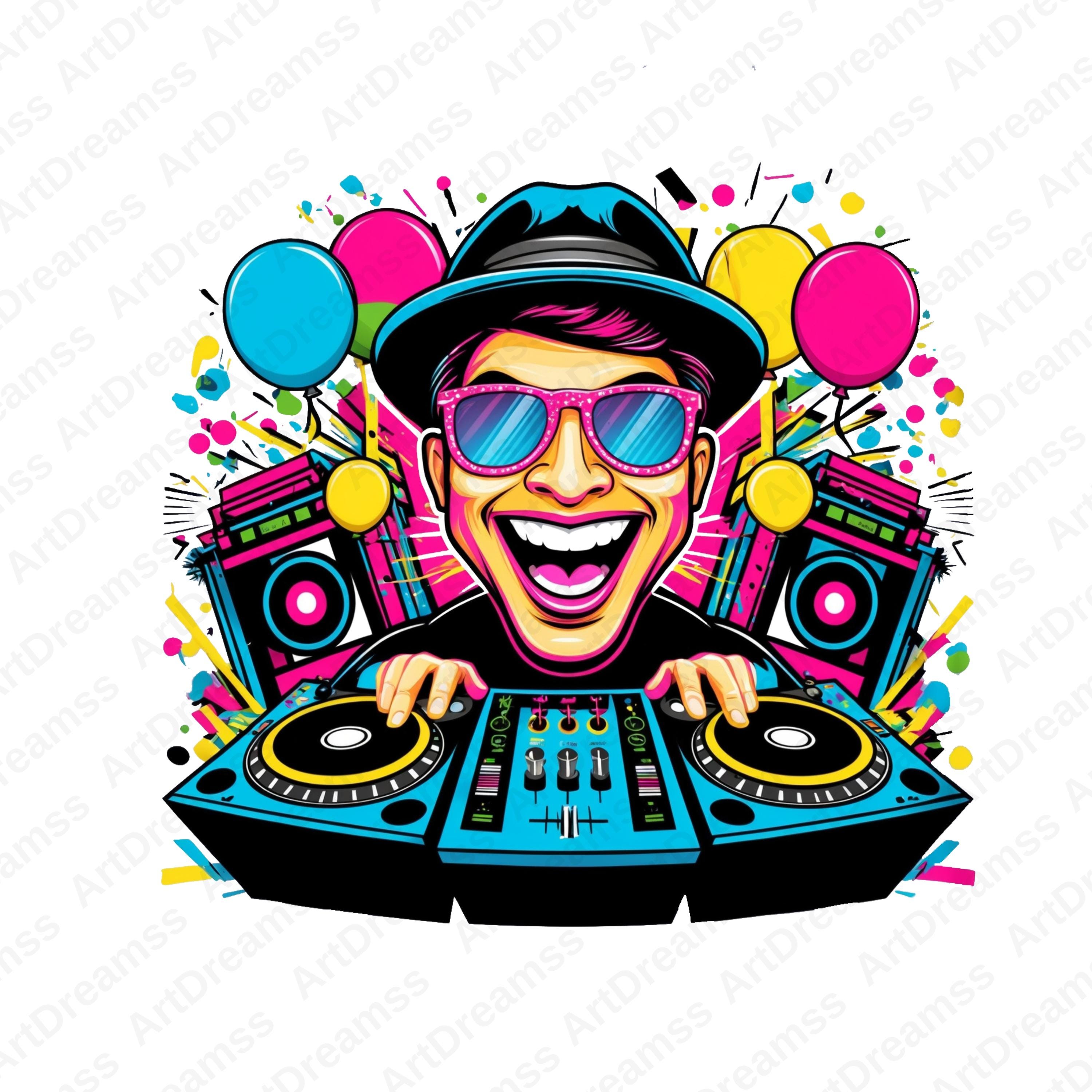 Dj Clipart PNG, DJ Graphic, Art Design, Dj Bundle, High Quality - Etsy