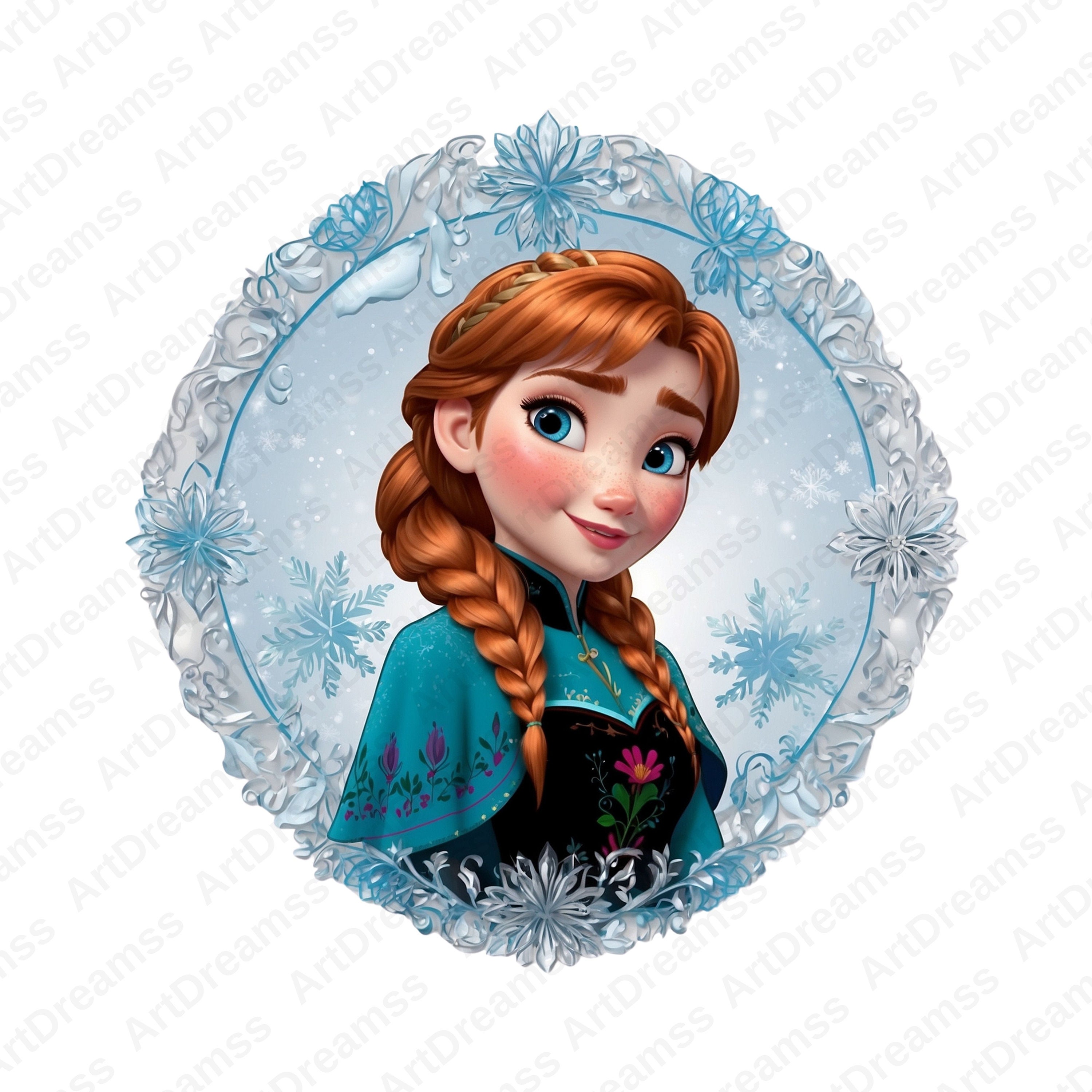 Frozen Anna Clipart PNG, Anna Princess Digital, Anna Frozen, Anna T ...