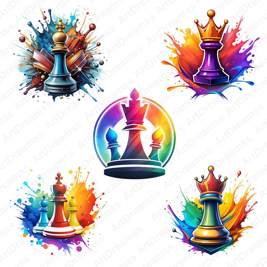 Chess Clipart, Chess PNG, Chess Game Illustration, Chess Pieces, High ...