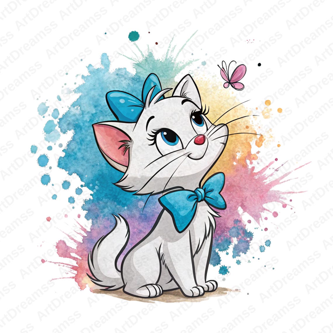 Aristocats Marie Clipart, Aristocats PNG, Cute Aristocats, Aristocats ...