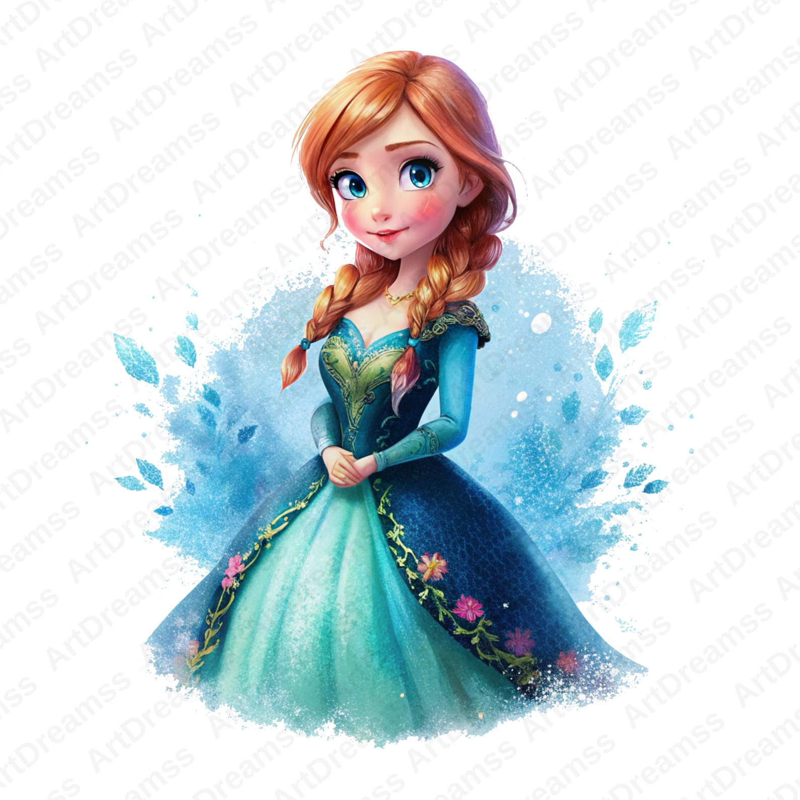 Frozen Anna Clipart PNG, Princess Anna, Frozen for Print, Anna Frozen ...