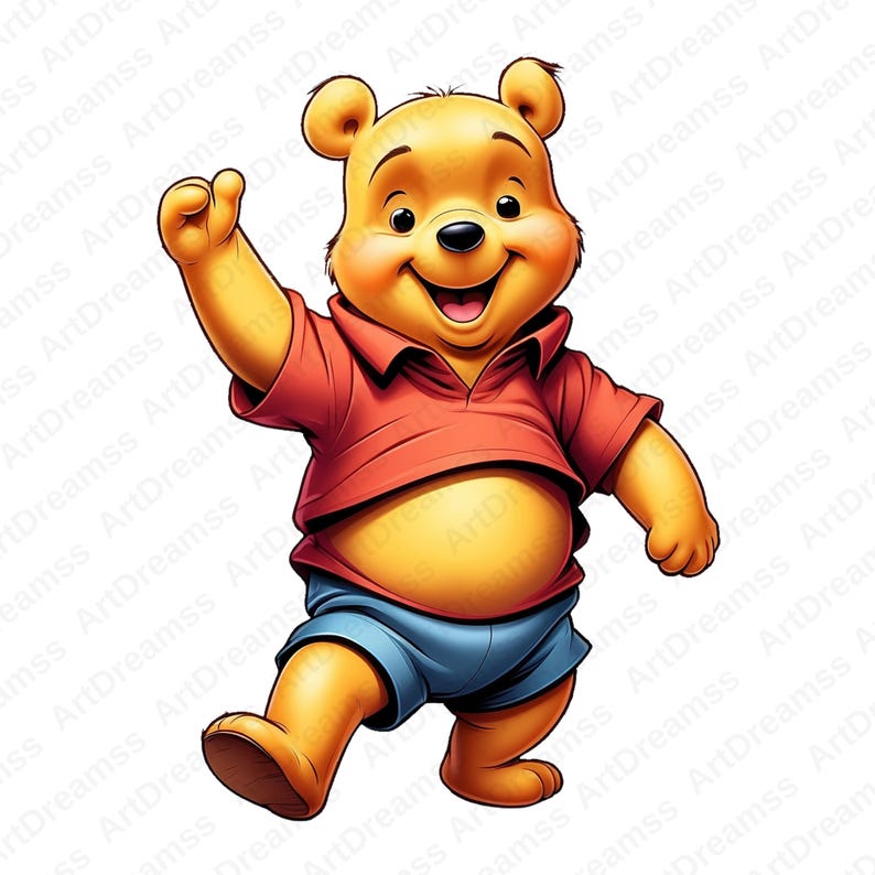 Winnie the Pooh Clipart PNG, Heart Bear, Winnie With Heart, Cute Winnie ...