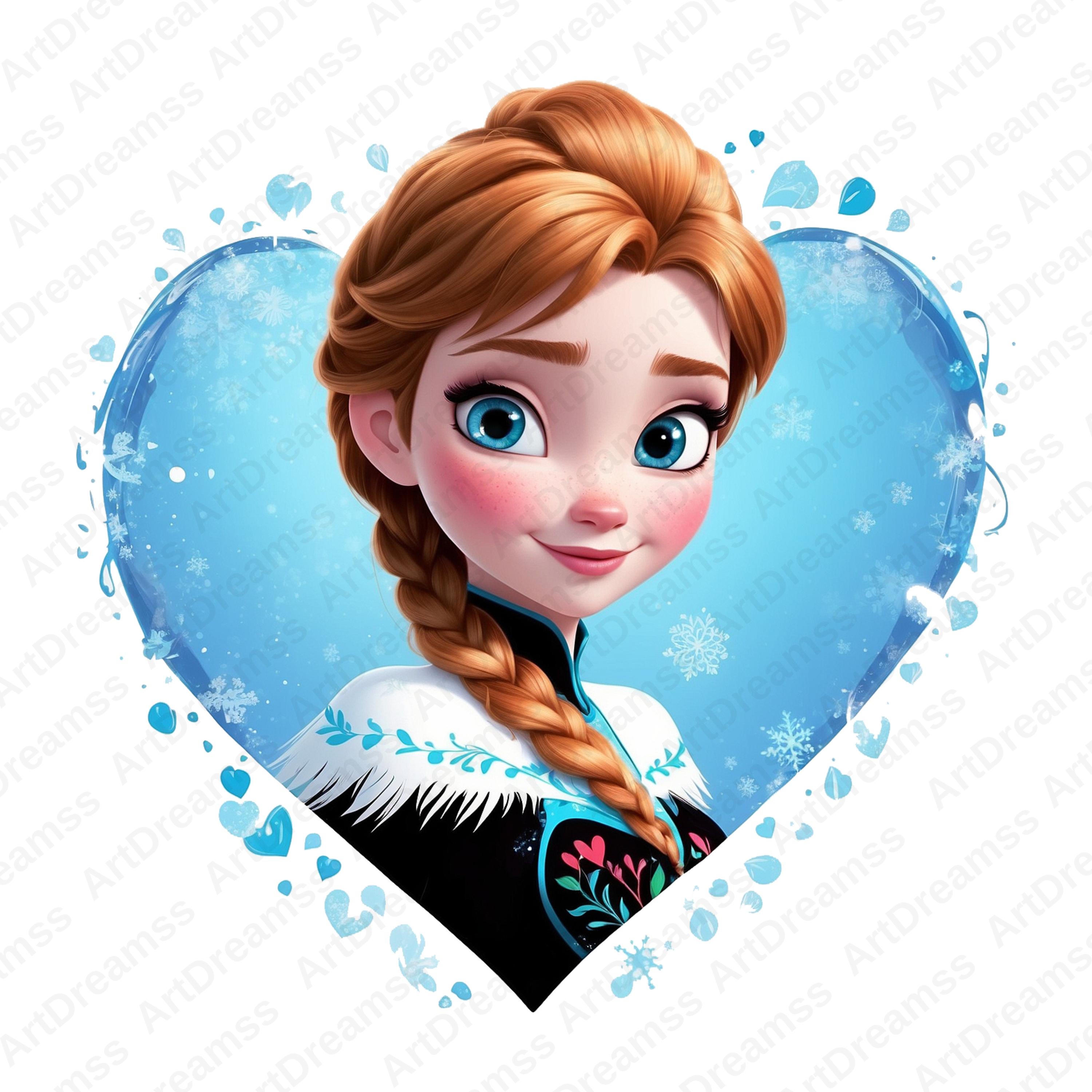 Frozen Anna Clipart PNG, Princess Anna, Frozen for Print, Anna Frozen ...