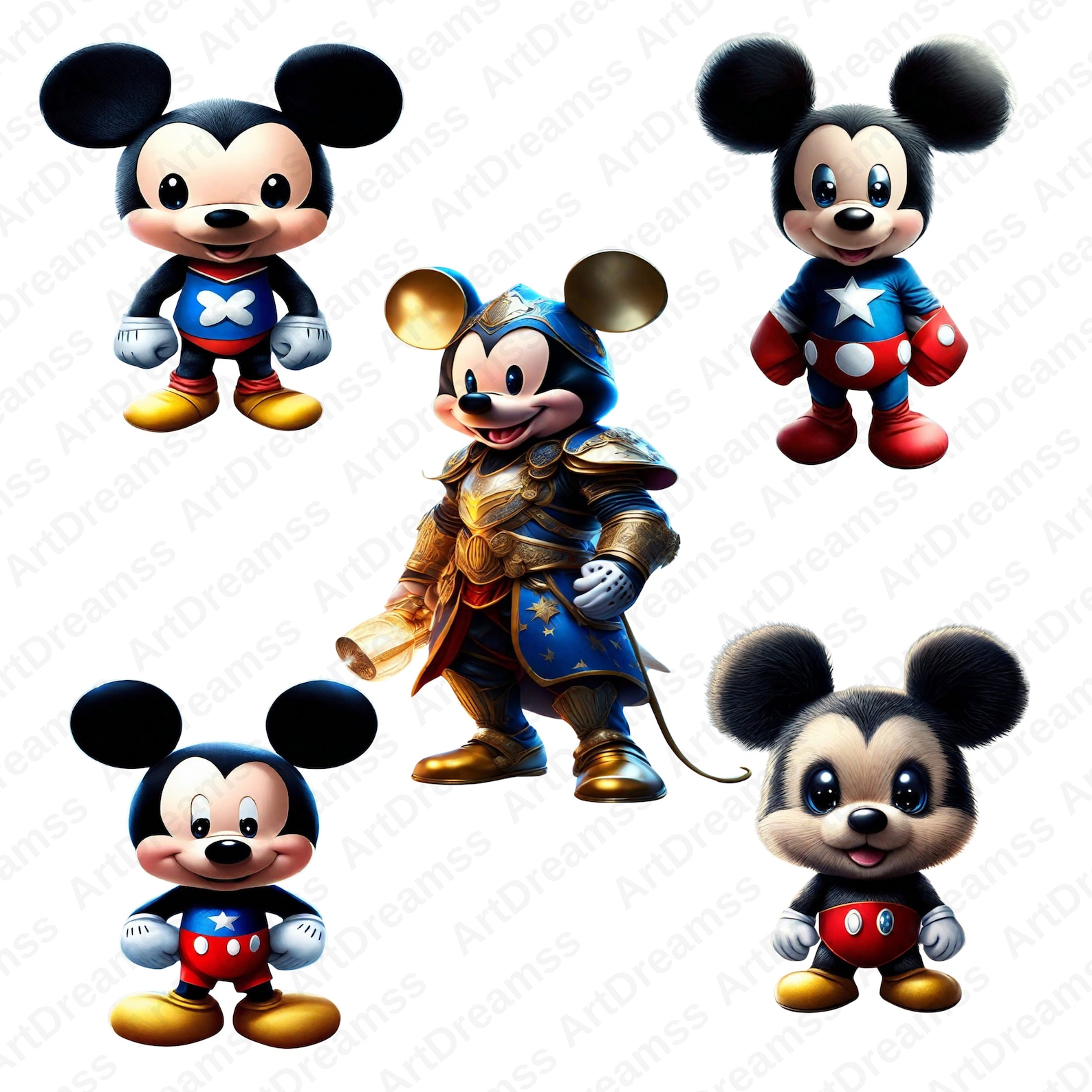 Superhero Mickey Mouse Clipart PNG, Hero Mickey Transparent, Mickey ...