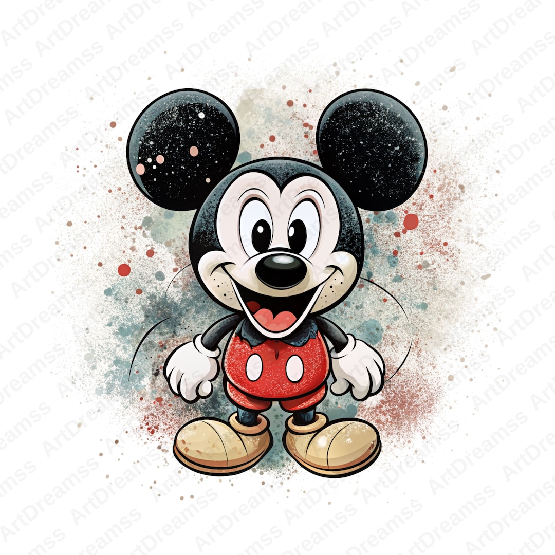 Mickey Mouse Clipart PNG, Cute Mickey Mouse, Mickey Digital, Cartoon ...
