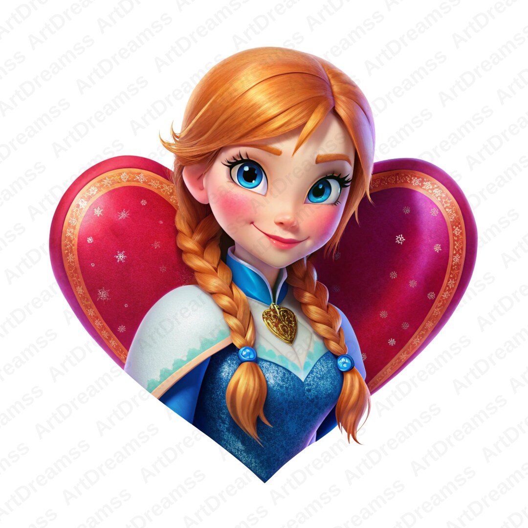 Frozen Anna Clipart PNG, Princess Anna, Frozen for Print, Anna Frozen ...