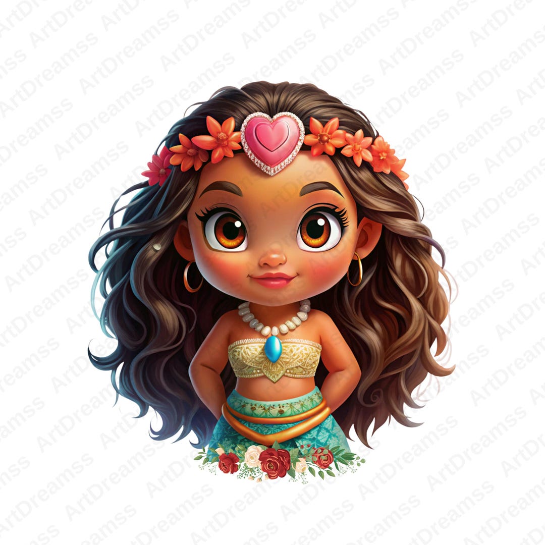 Moana Clipart, Cute Moana, Moana PNG, Moana Printable Design, Beauty ...