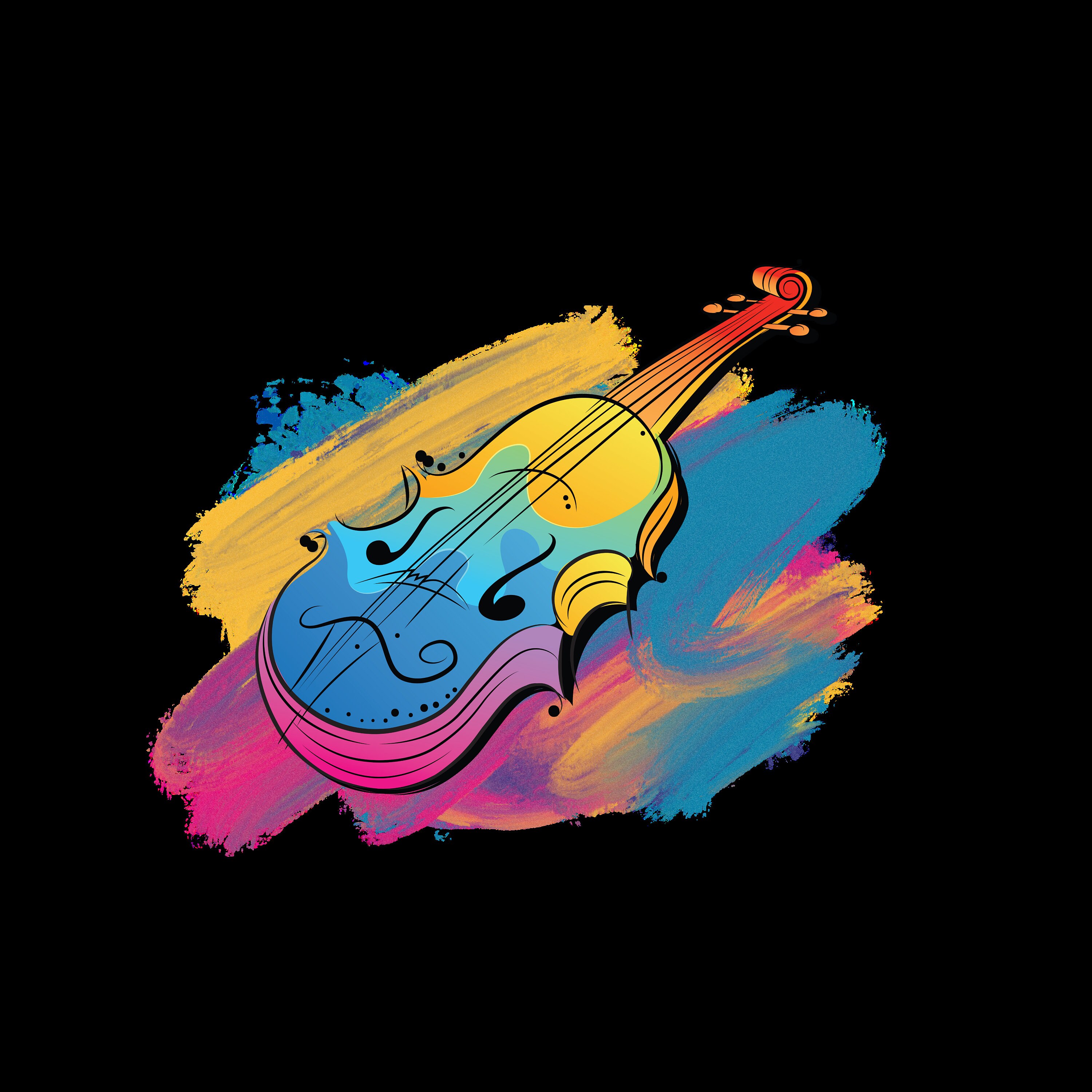 Violin PNG, Musical Instruments PNG, Music Digital, Music Art, High ...