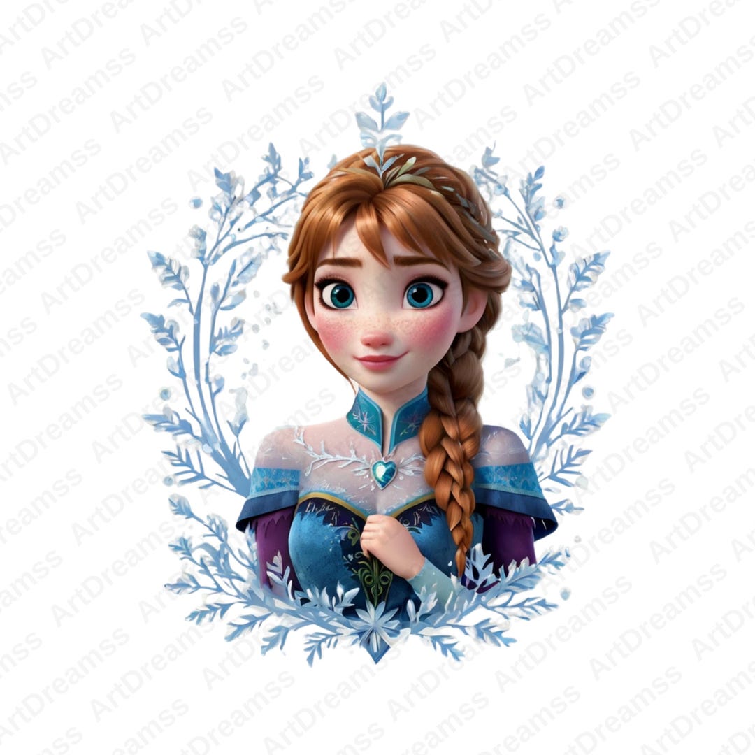 Frozen Anna Clipart PNG, Princess Anna, Frozen for Print, Anna Frozen ...