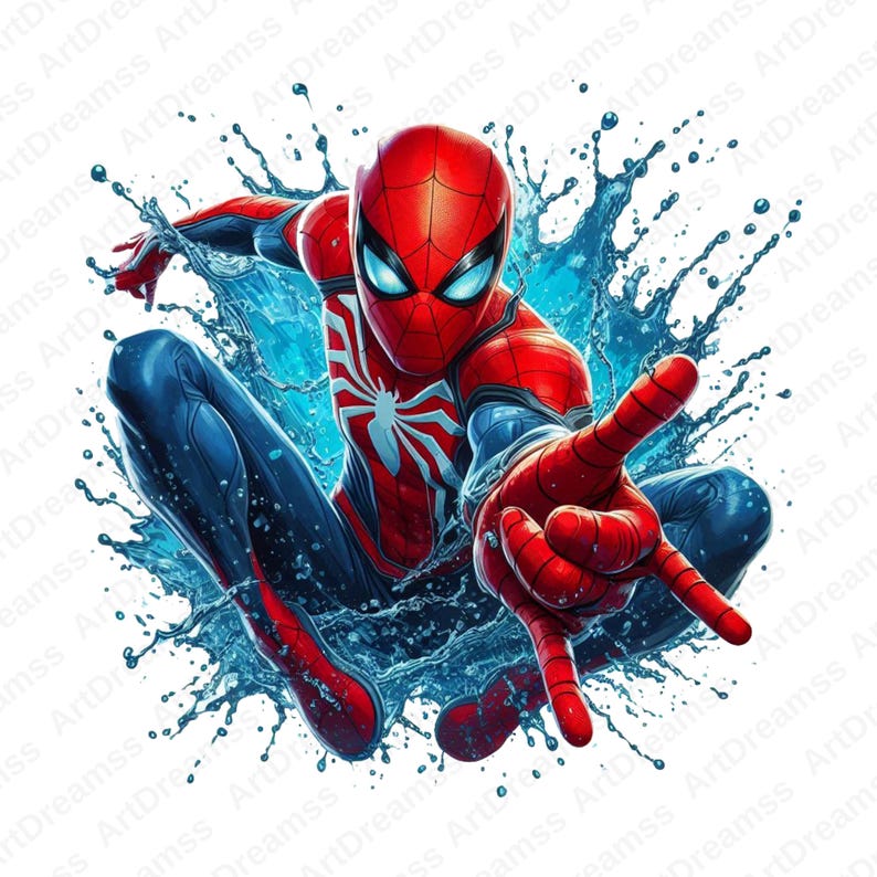 Spiderman Clipart, Superhero PNG, Avengers, Spiderman Splash, High ...
