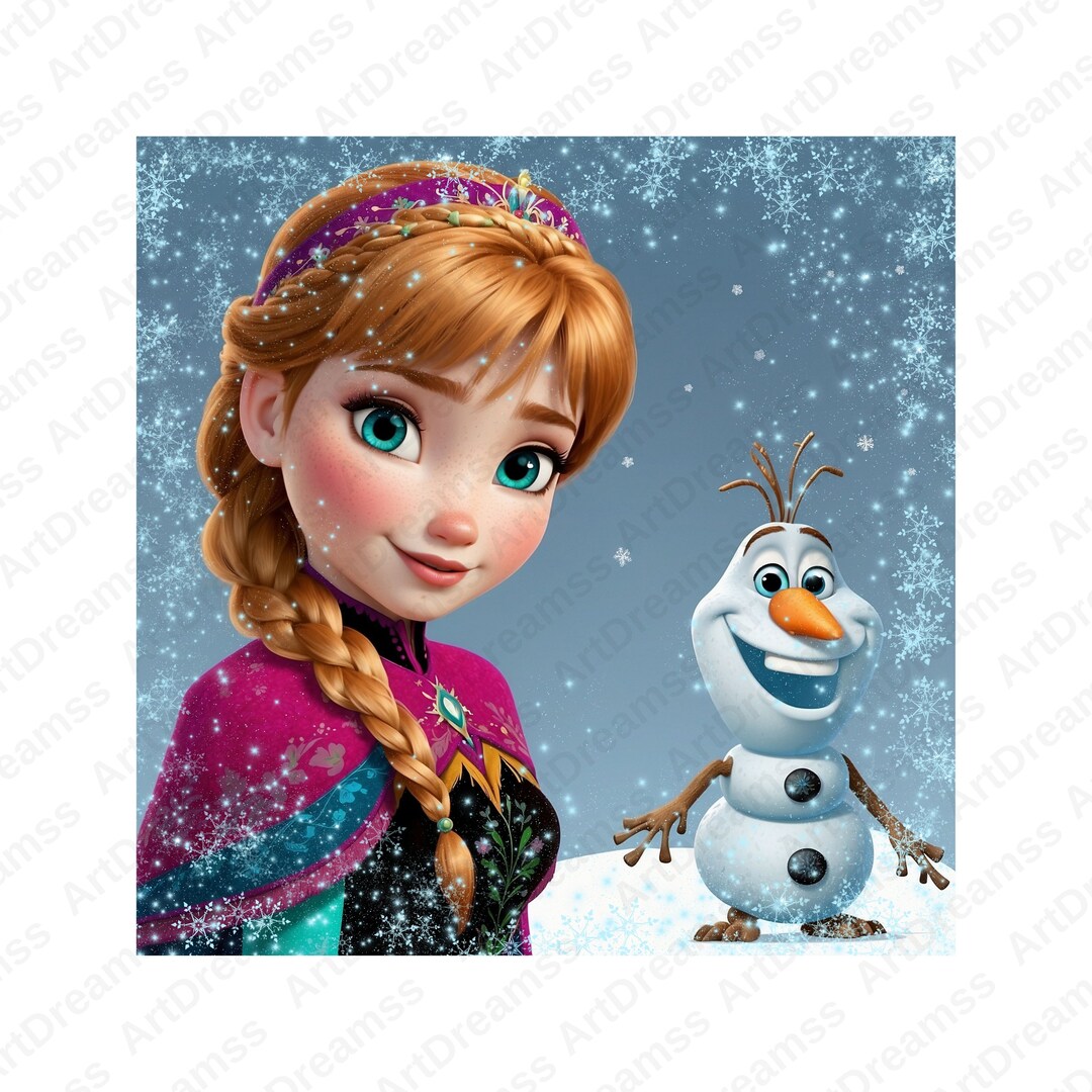 Frozen Anna Clipart PNG, Princess Anna, Frozen for Print, Anna Frozen ...