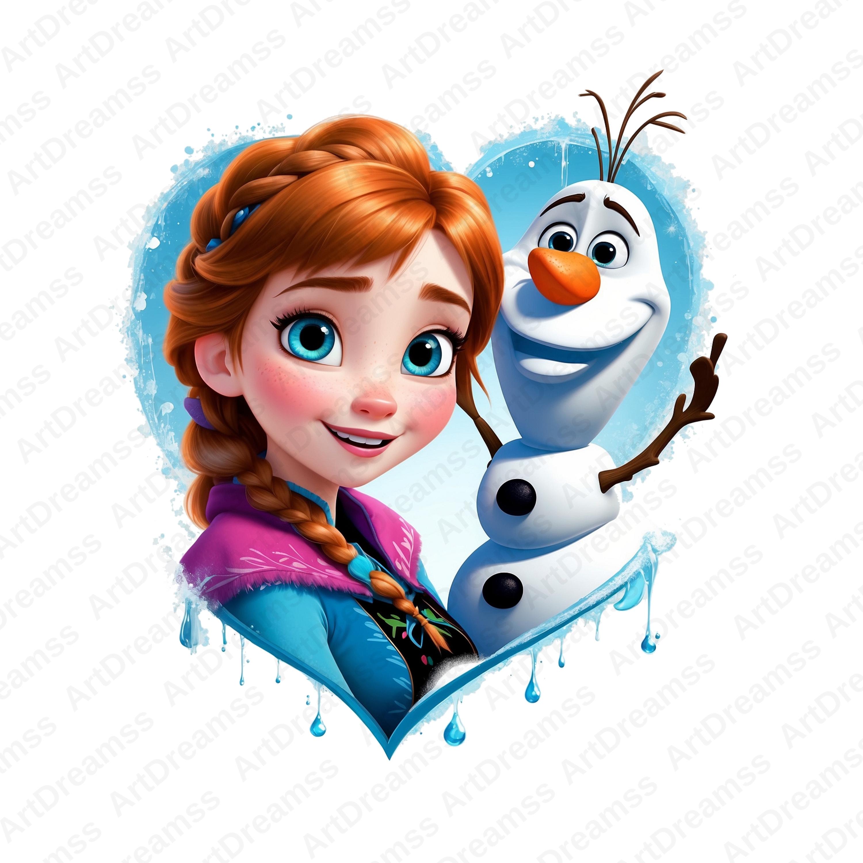 Frozen Anna Clipart PNG, Princess Anna, Anna With Olaf, Frozen for ...