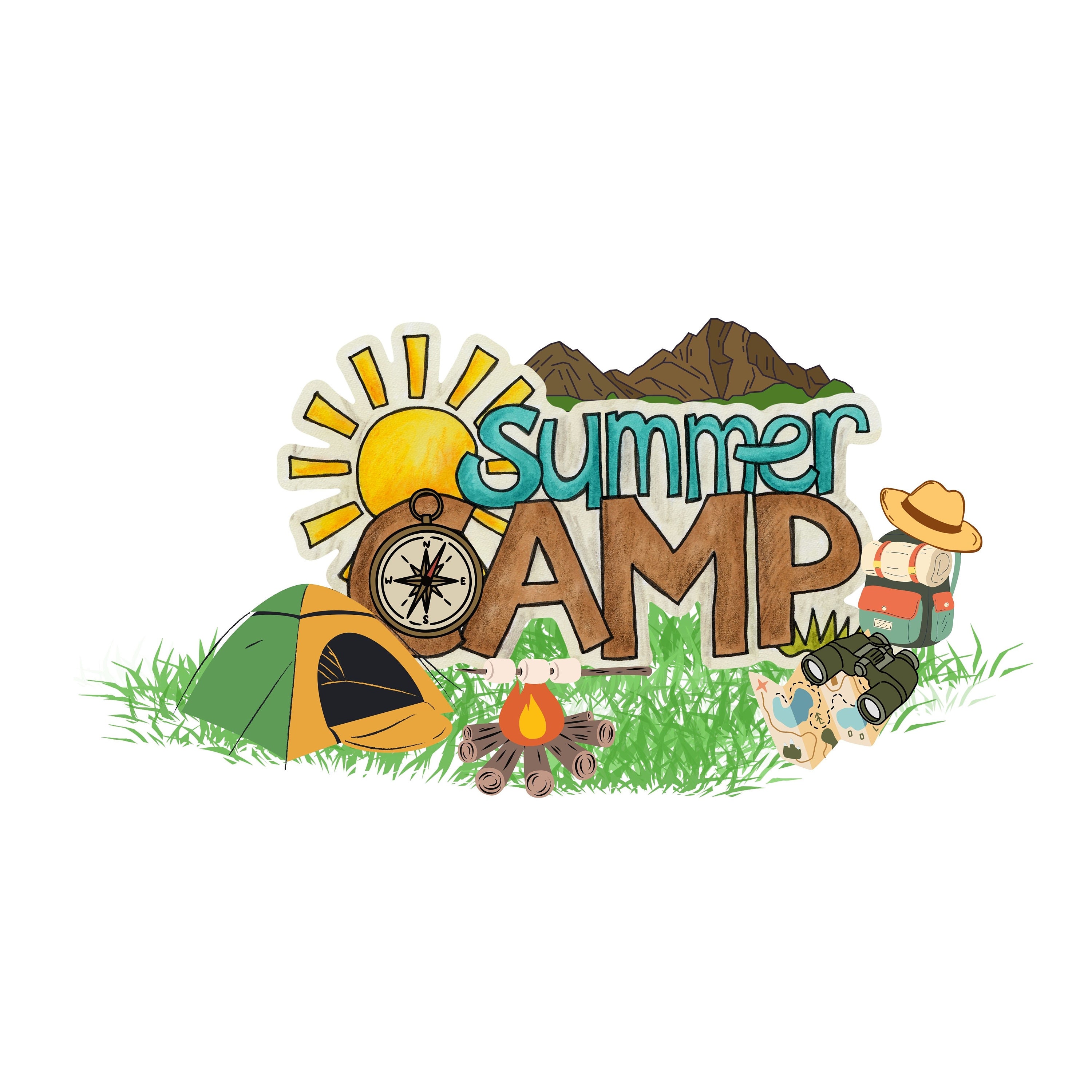 Summer Camp PNG, Camp Life, Camping Digital, Camp Sublimation PNG ...
