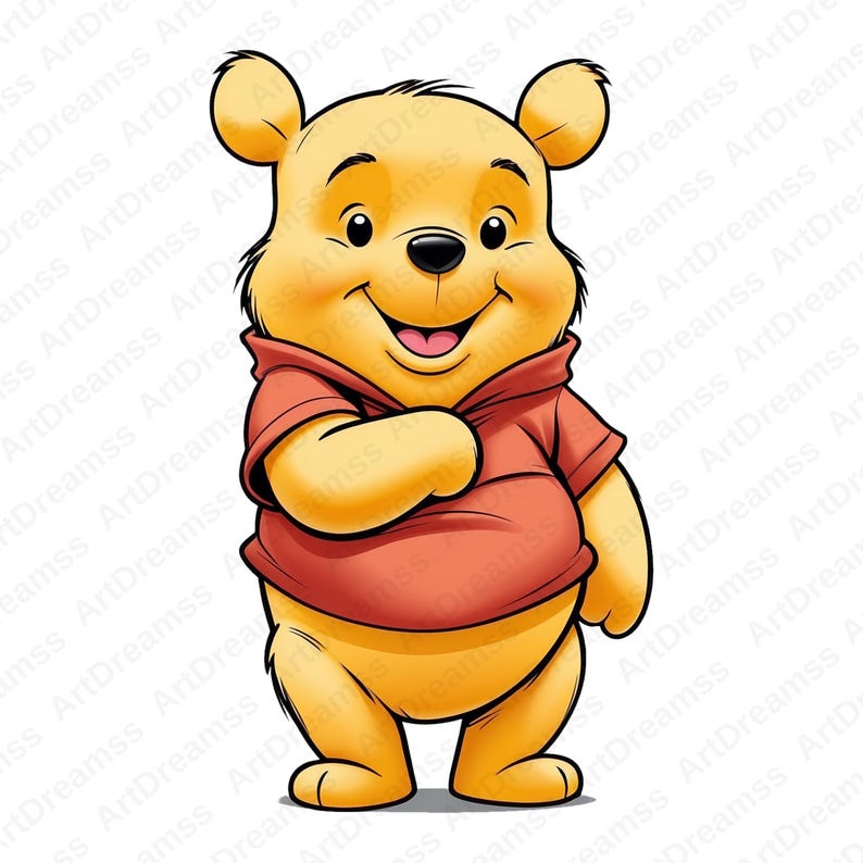 Winnie the Pooh Clipart PNG, Heart Bear, Winnie With Heart, Cute Winnie ...