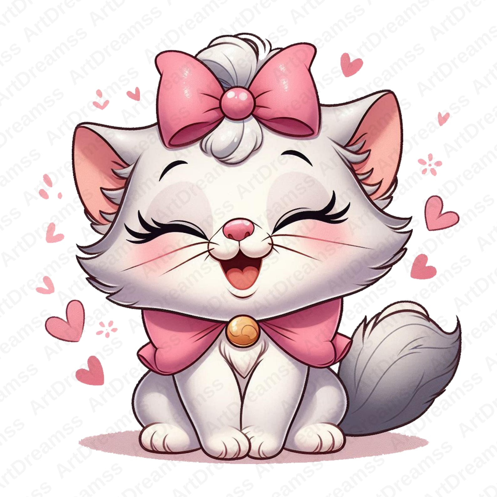 Aristocats Marie Clipart, Aristocats PNG, Cute Aristocats, Aristocats ...