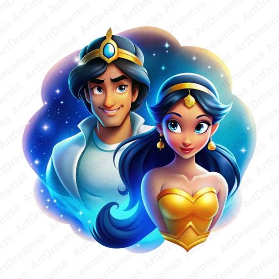 Disegno Di Aladdin E Jasmine