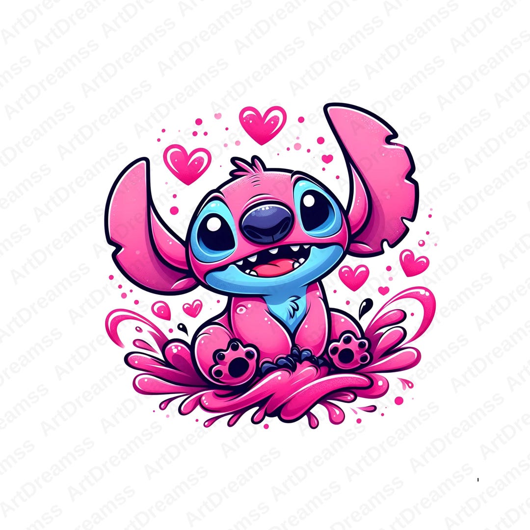 Cute Stitch Clipart, Stitch PNG, Stitch for Shirt, Stitch Transparent ...