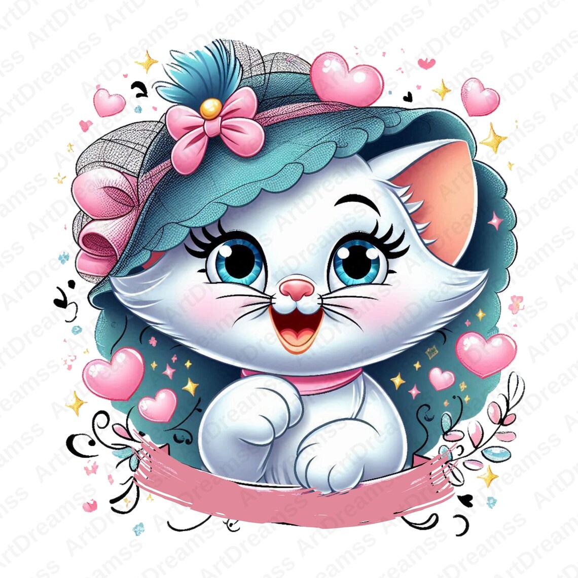 Aristocats Marie Clipart, Aristocats PNG, Cute Aristocats, Aristocats ...