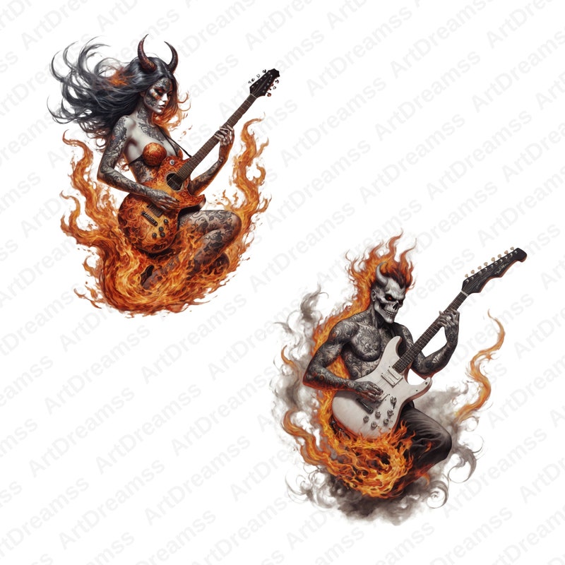 Guitar Demon - Etsy