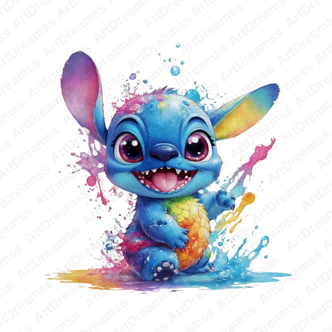 Cute Stitch Clipart, Stitch PNG, Stitch for Shirt, Stitch Transparent ...