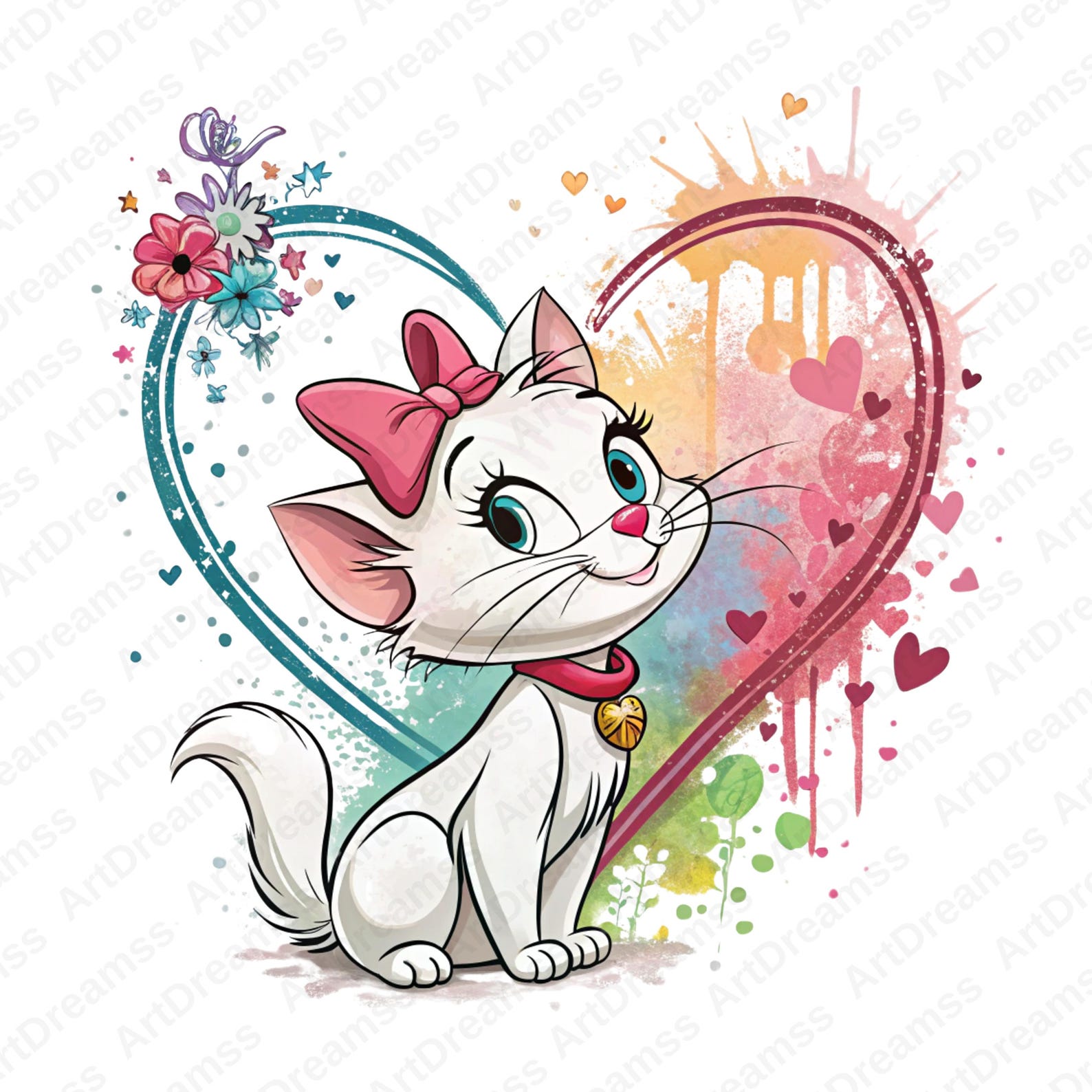 Aristocats Marie Clipart, Aristocats PNG, Cute Aristocats, Aristocats ...