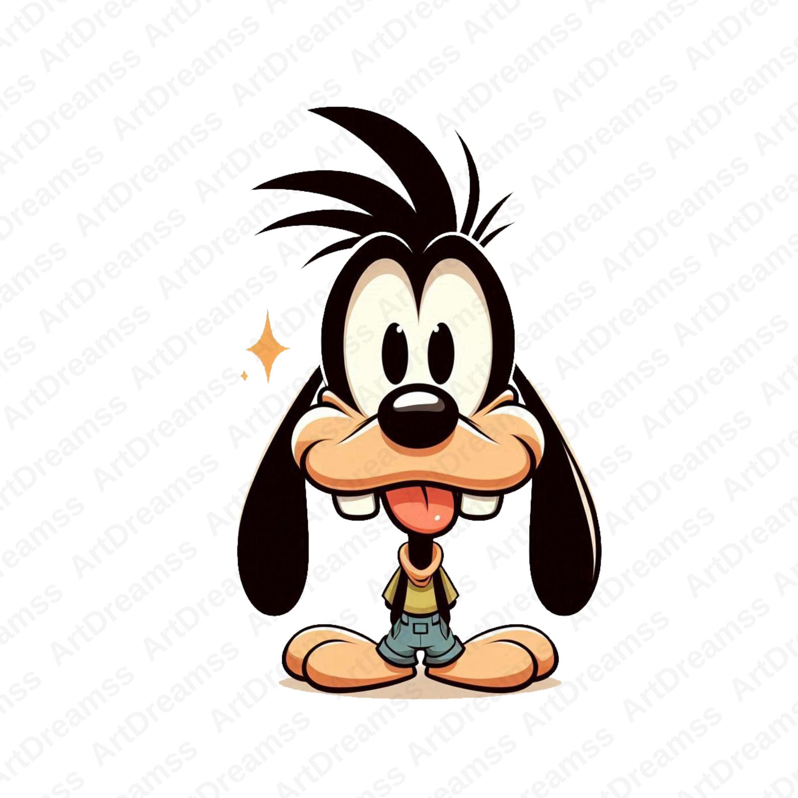 Goofy Clipart, Cute Goofy PNG, Goofy Disney, Cartoon Character, High ...