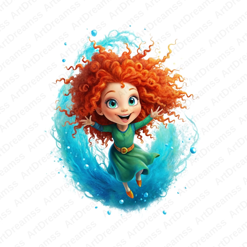 Princess Merida Clipart, Merida PNG, Merida Brave, Cute Merida, High ...
