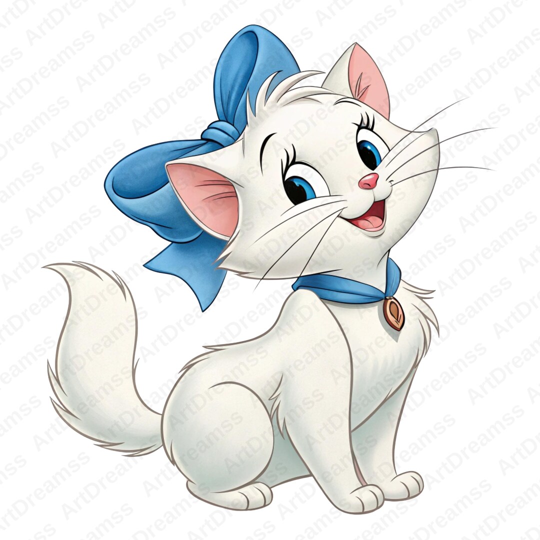 Aristocats Marie Clipart, Aristocats PNG, Cute Aristocats, Aristocats ...