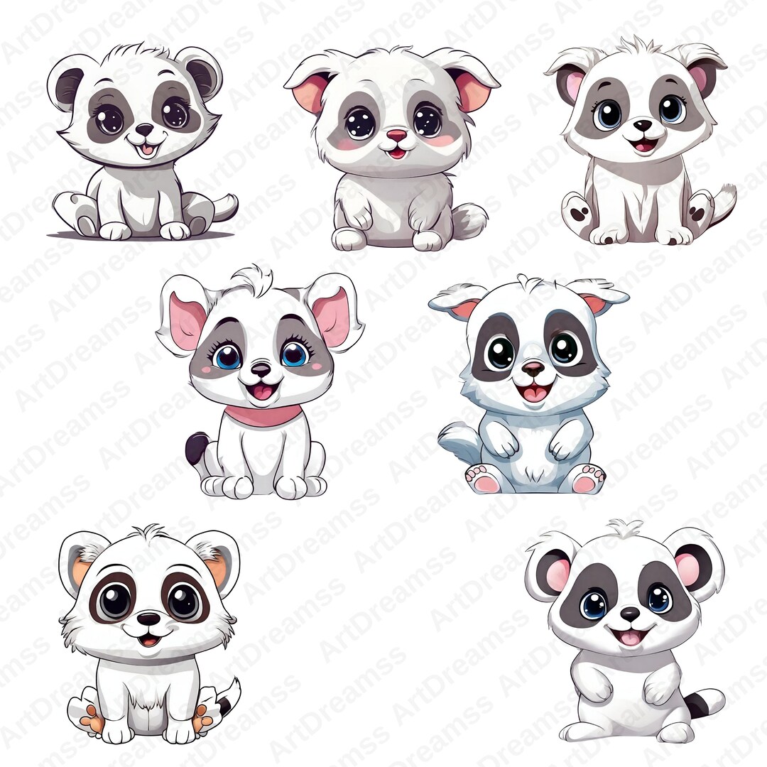 Cute Dog Clipart, Dog Bundle, Cute Animal, Baby Dog, High Quality - Etsy