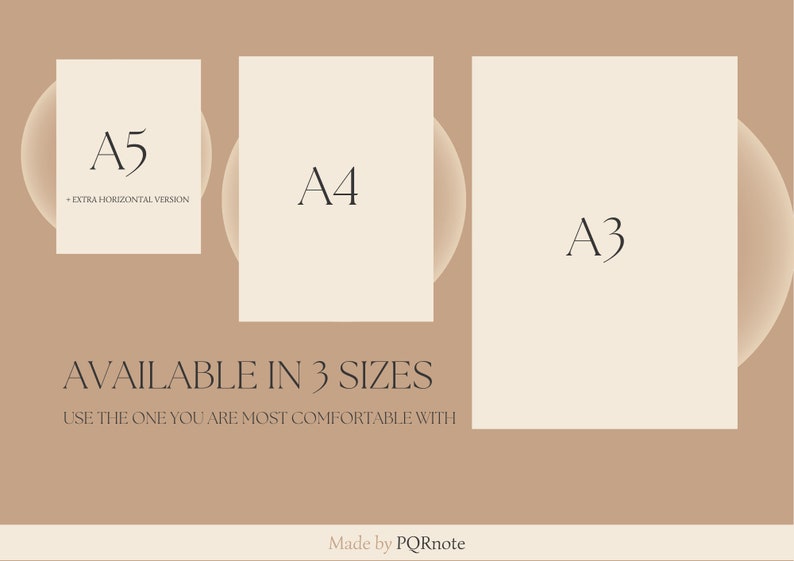 Weekly Planner Printable & PDF Fillable A4, A5, A3 Sizes 4 Versions ...