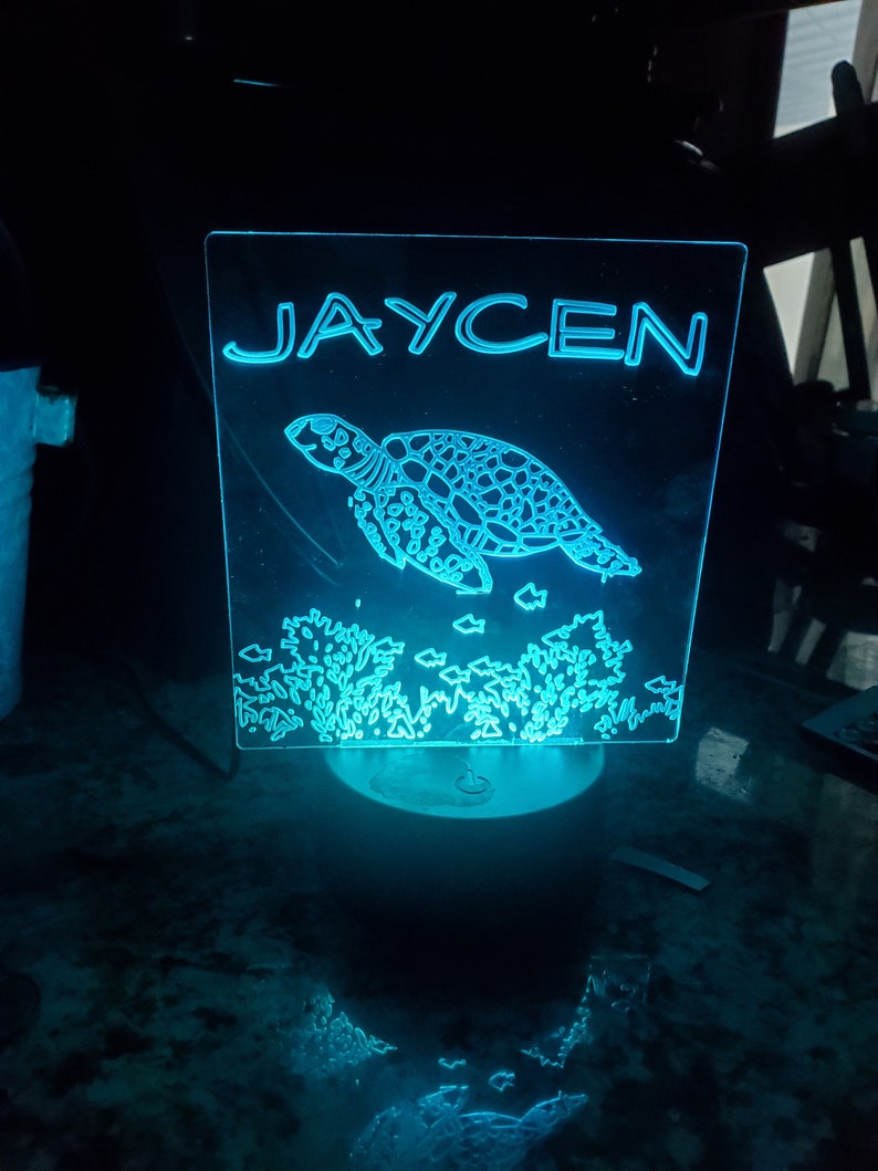 Custom Sea Turtle Nightlight - Etsy