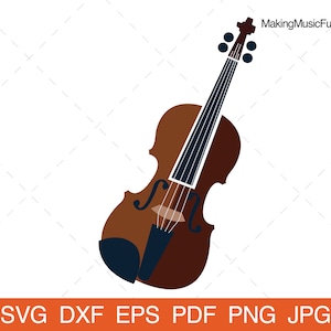 Viola - SVG Cricut & Silhouette Cut Files. Viola Clip Art. Orchestra ...