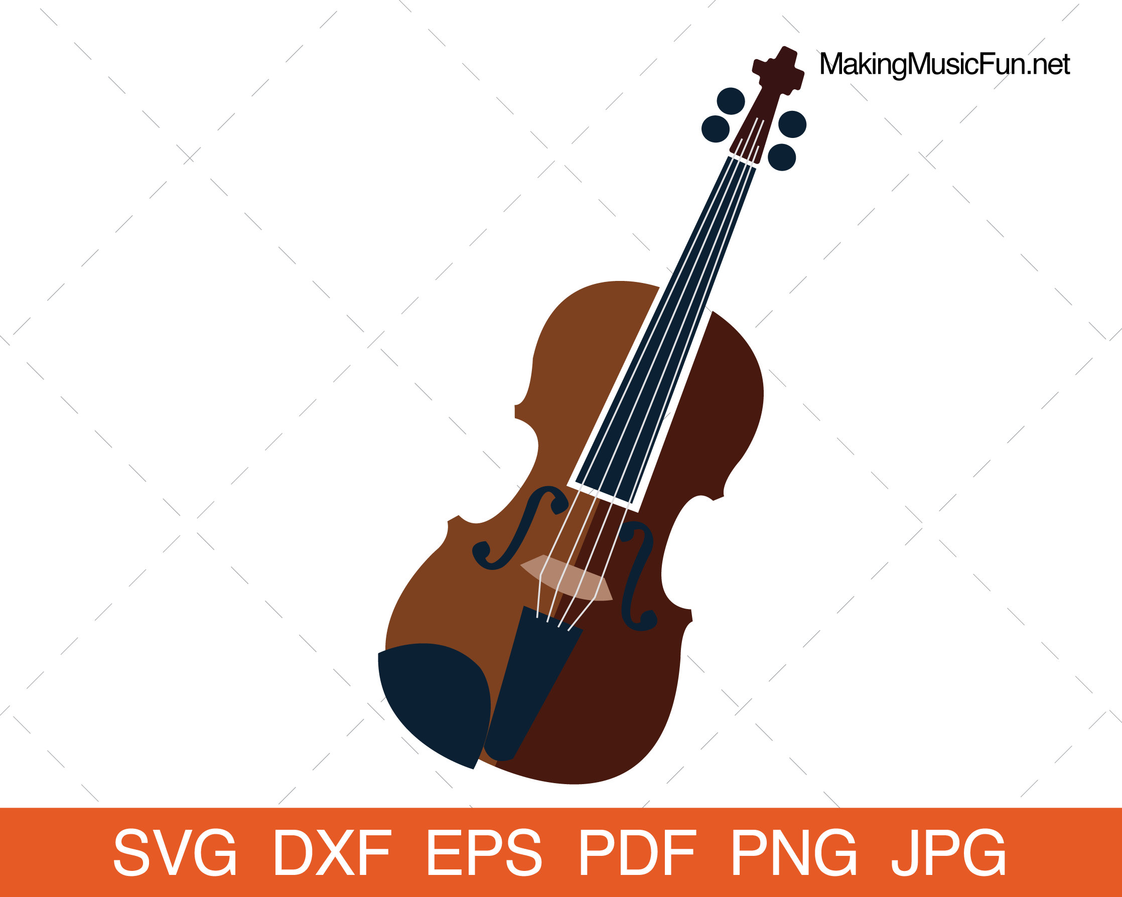 Viola - SVG Cricut & Silhouette Cut Files. Viola Clip Art. Orchestra ...