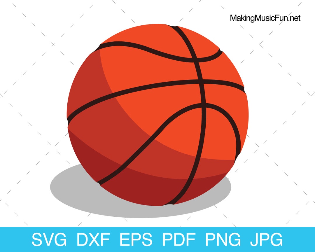 Basketball SVG Cricut & Silhouette Cut Files. Basketball Clip Art ...