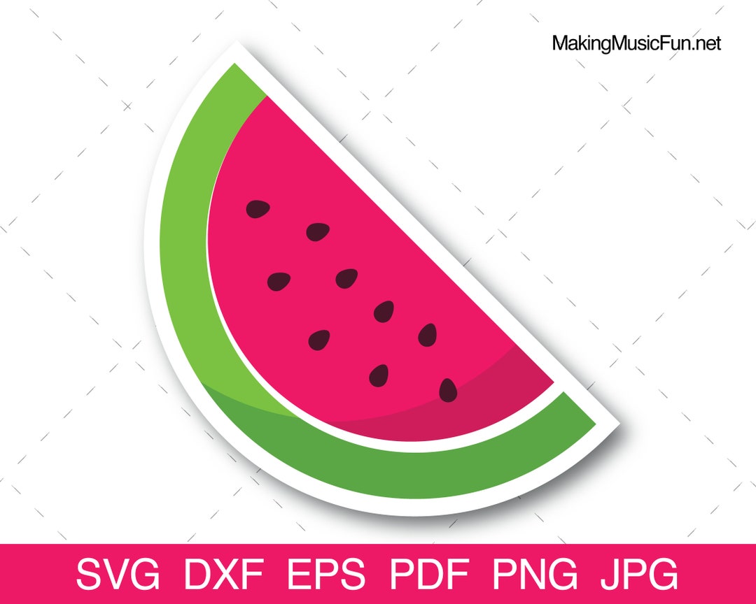 Watermelon SVG Cricut & Silhouette Cut Files. Watermelon - Etsy