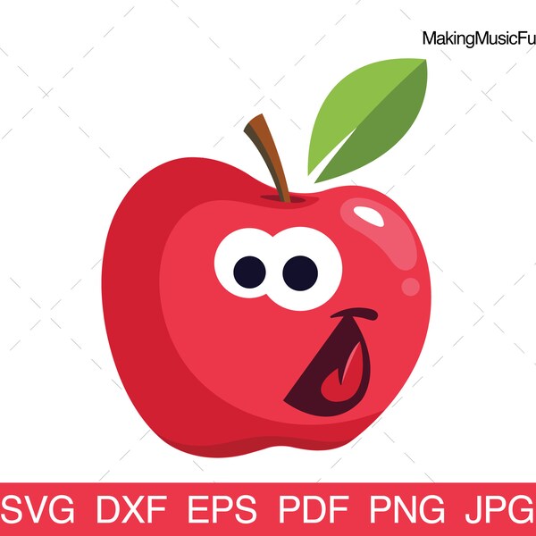 Apple Clip Art - Etsy