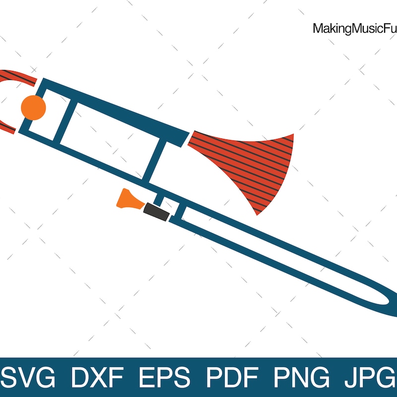 Trombone Svg - Etsy