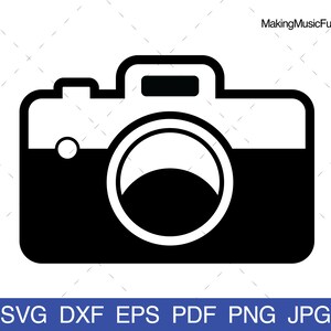 Camera SVG Cricut Silhouette Cut Files. Camera Clip Art and Vector ...