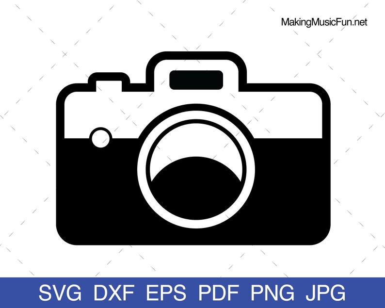 Camera SVG Cricut Silhouette Cut Files. Camera Clip Art and - Etsy