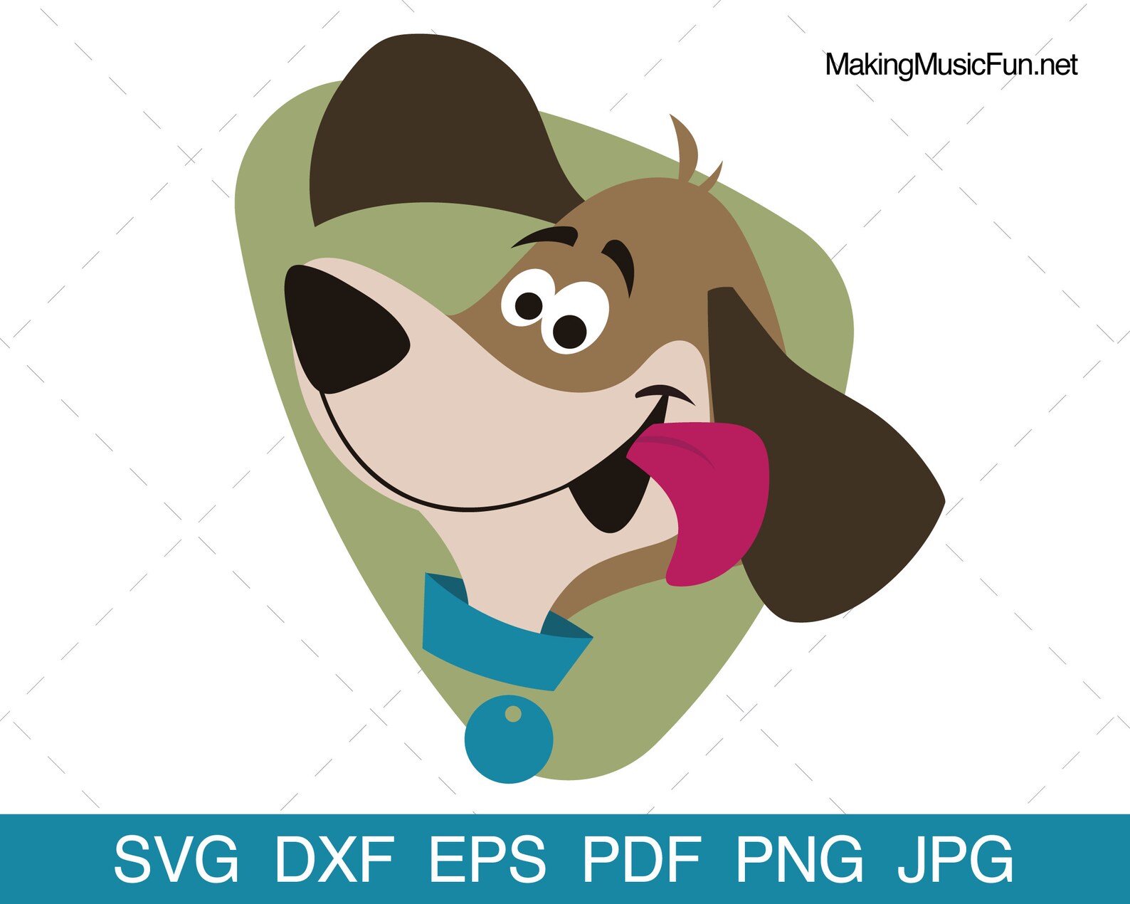 Happy Puppy SVG Cricut & Silhouette Cut Files. Cartoon Puppy Dog Clip ...