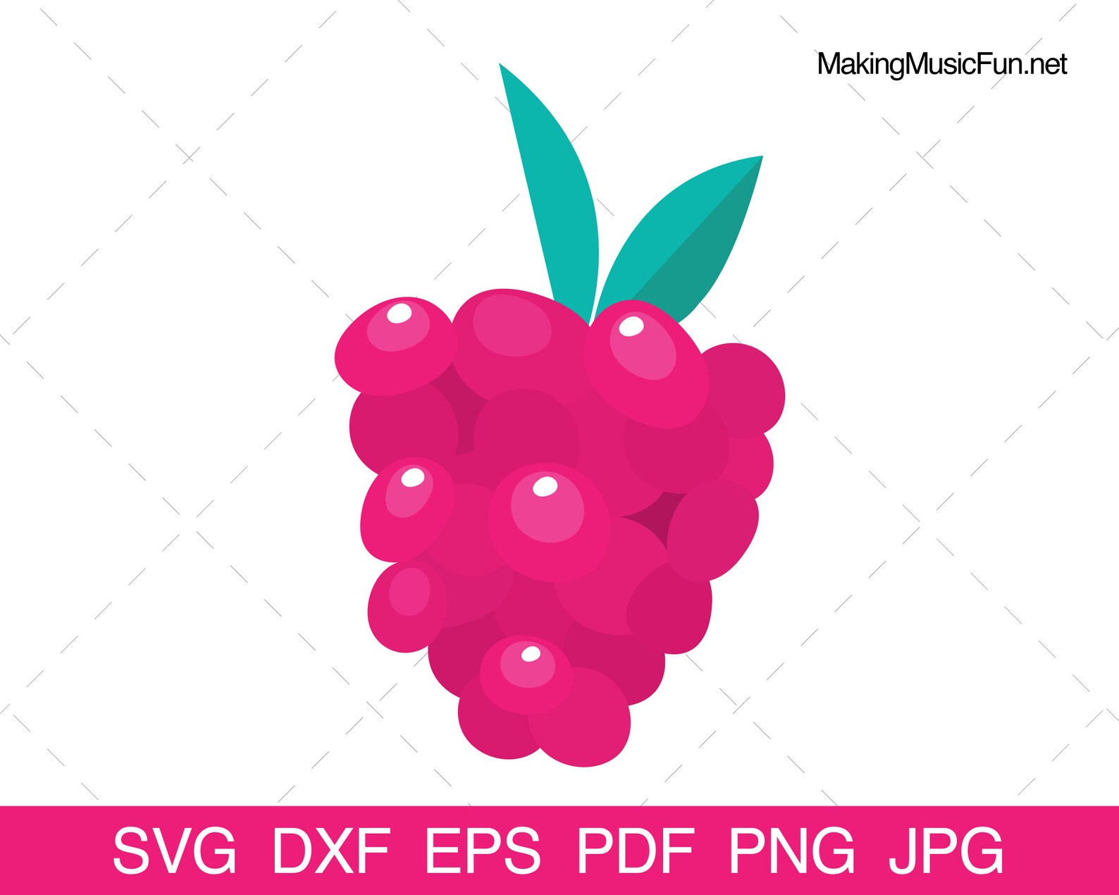 Raspberry SVG Cricut & Silhouette Cut Files. Raspberry Clip Art ...