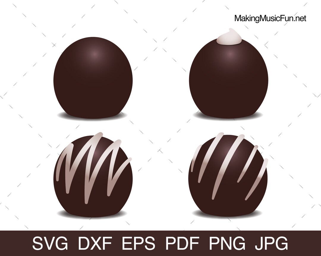 Chocolate Candy SVG Cricut Files. Dark Chocolate Candy Bundle Clip Art ...