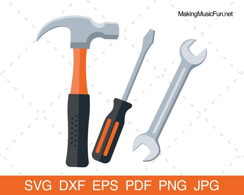 Hand Tools SVG Cricut & Silhouette Cut Files. Hand Tools - Etsy