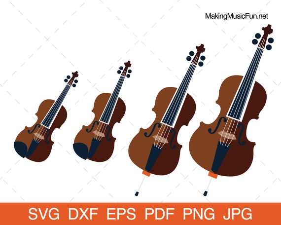 String Family Instruments Drawing Easy