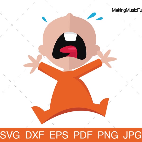Baby Crying Svg - Etsy